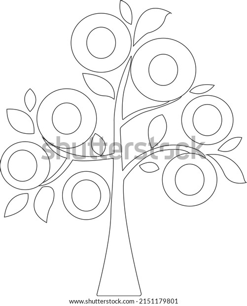Tree Dot Coloring Page Kids: เวกเตอร์สต็อก (ปลอดค่าลิขสิทธิ์ ...
