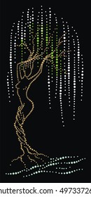 Tree Form Girl Stock Vector (Royalty Free) 497337265 | Shutterstock