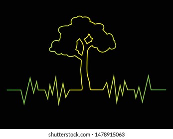 79 Electrocardiogram with tree Images, Stock Photos & Vectors ...