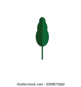 Tree Icon Shady Logo Vector Illustration Stock Vector (Royalty Free ...