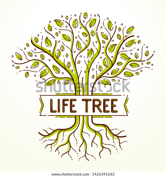 Tree Life Life Death Cycle Life Stock Vector (Royalty Free) 1426341662 ...