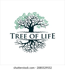 Tree Life Logo Design Nature Badge Stock Vector (Royalty Free ...