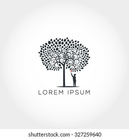 Tree Man Logo Sign Symbol Icon: เวกเตอร์สต็อก (ปลอดค่าลิขสิทธิ์ ...