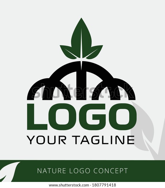 Tree Planting Logo Illustration Concept Go Stock Vector (Royalty Free ...