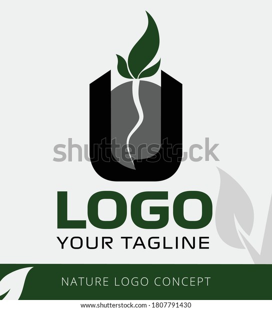 Tree Planting Logo Illustration Concept Go Stock Vector (Royalty Free ...