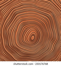 Tree Rings Background Illustration Color Version: เวกเตอร์สต็อก (ปลอด ...