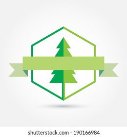 Tree Stamp Ribbon Stock Vector (Royalty Free) 190166984 | Shutterstock
