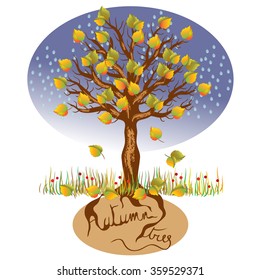 Tree Symbol Autumn Stock Vector (Royalty Free) 359529371 | Shutterstock