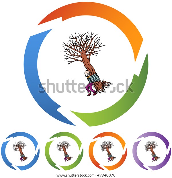 Tree Tied Stock Vector (Royalty Free) 49940878 | Shutterstock