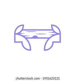 Tree Trunk Line Art Icon Simple Stock Vector (Royalty Free) 1931623121 ...