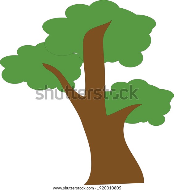 Tree Vecter Design Use Graphic Stock Vector (Royalty Free) 1920010805 ...