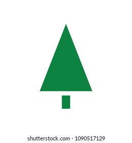 Tree Vector Icon Green Tree Sign Stock Vector (Royalty Free) 1090517129 ...