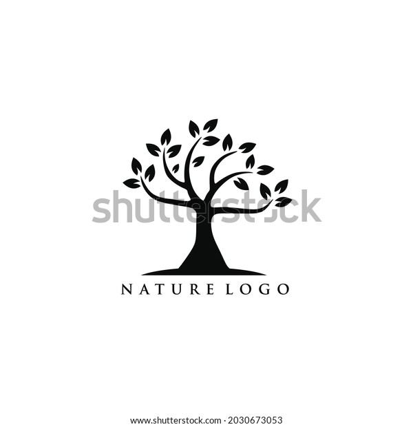 Tree Vector Icon Nature Tree Vector Stock Vector (Royalty Free ...