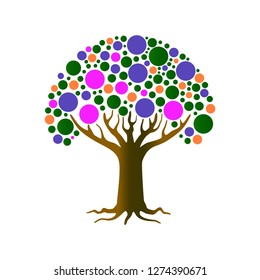 100 Playful Colorful Tree With Roots Images, Stock Photos & Vectors ...