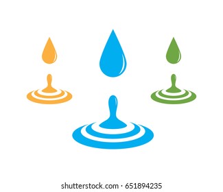 Tree Water Drop Splash Logo Stock Vector (Royalty Free) 651894235 ...