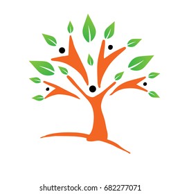 Tree Youth Stock Vector (Royalty Free) 682277071 | Shutterstock