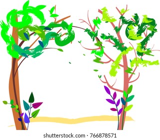 Hawaiian Christmas Tree Vector Stock Vector (Royalty Free) 36298723 ...