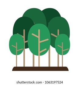 Trees Nature Cartoons Stock Vector (Royalty Free) 1063197524 | Shutterstock