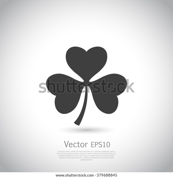 Trefoil Symbol Icon Logo Template Stock Vector (Royalty Free) 379688845 ...