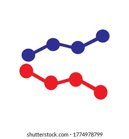 Trends Icon This Isolated Flat Symbol Stock Vector (Royalty Free ...