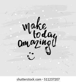 Trendy Lettering Poster Hand Drawn Calligraphy Stock Vector (Royalty ...