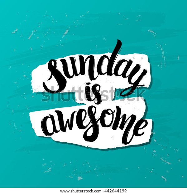 Trendy Lettering Poster Hand Drawn Calligraphy Stock Vector (Royalty ...