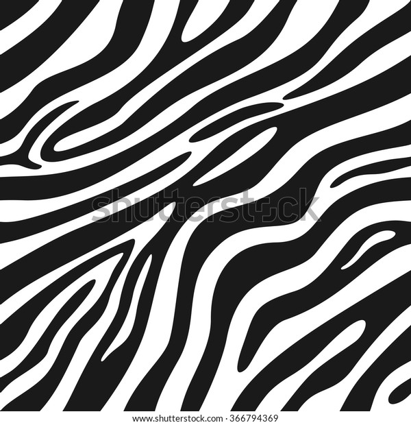 Trendy Seamless Zebra Stripes Background Vector Stock Vector (Royalty ...