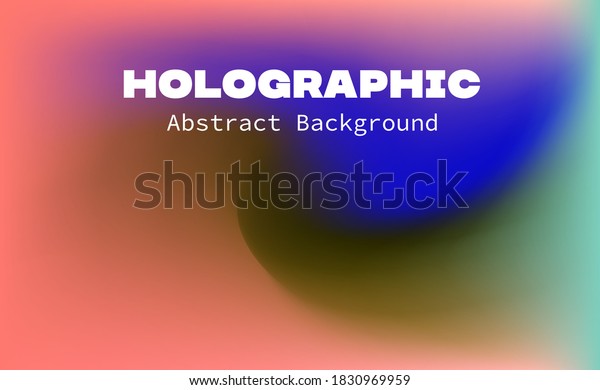 Trendy Texture Polarization Effect Colorful Neon Stock Vector (Royalty ...