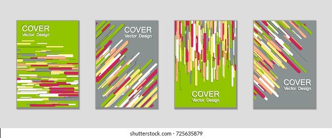 Trendy Vector Cover Page Layout Vector Stock Vector (Royalty Free ...