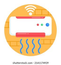 Trendy Vector Design Smart Ac Icon Stock Vector (Royalty Free ...