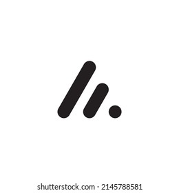 Triangle Capsule Pill Simple Symbol Logo Stock Vector (Royalty Free ...