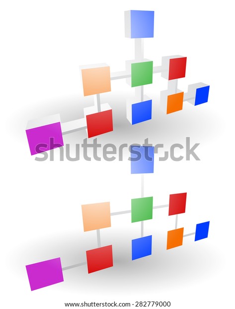 Triangle Charts Topology Structure Model Concepts Stock Vector (Royalty ...