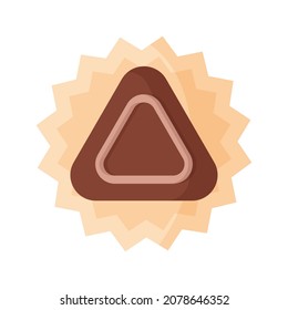 9,546 Chocolate triangle Stock Illustrations, Images & Vectors ...