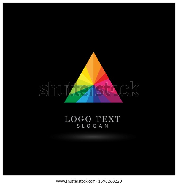 Triangle Color Spectrum Logo Symbol Icon Stock Vector (Royalty Free ...