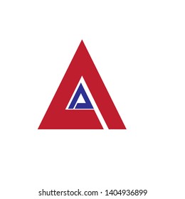 Red Triangle Logo Design Vector Template Stock Vector (Royalty Free ...