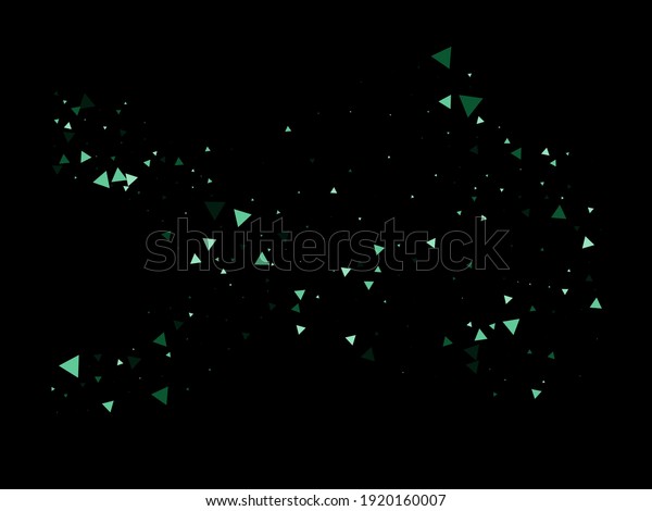 Triangle Explosion Confetti Broken Glass Explosive Stock Vector ...