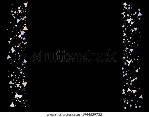 Triangle Explosion Confetti Broken Glass Explosive Stock Vector ...