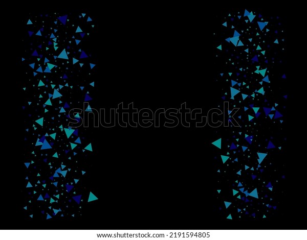 Triangle Explosion Confetti Broken Glass Explosive Stock Vector ...