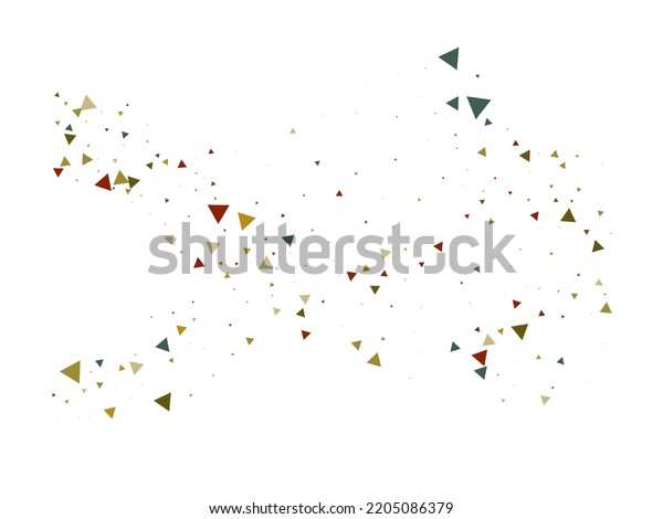 Triangle Explosion Confetti Broken Glass Explosive Stock Vector ...
