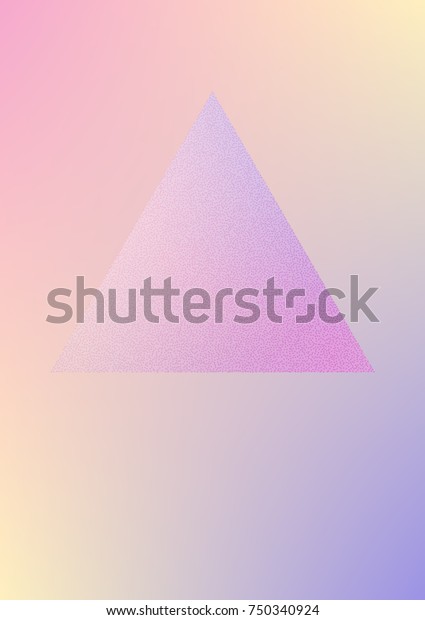 Triangle Fluid Hologram Shapes Gradient Triangles Stock Vector (Royalty ...