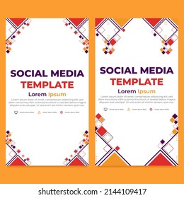 Triangle Geometric Shape Social Media Story Stock Vector (Royalty Free ...