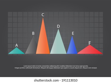 Triangle Graph Vector Stock Vector (Royalty Free) 191113010 | Shutterstock