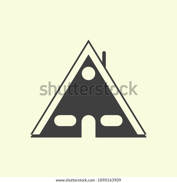 Triangle House Sipmle House Icon Eps10 Stock Vector (Royalty Free ...