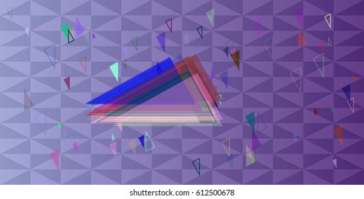 Triangle Idea Design Stock Vector (Royalty Free) 612500678 | Shutterstock