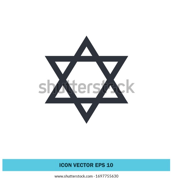 Triangle Jewish Symbol Design Element Vector Stock Vector (Royalty Free ...