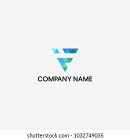 Triangle Letter F Logo Design: Vector có sẵn (miễn phí bản quyền ...