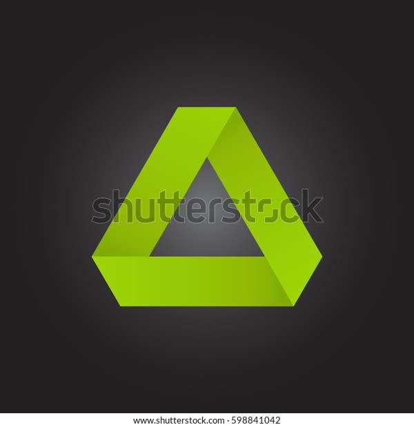 Triangle Letter Icon Logo Template New Stock Vector (Royalty Free ...