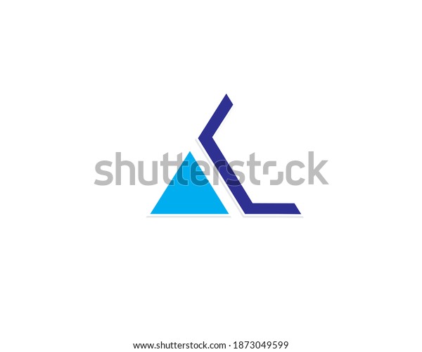 Triangle Line Icon Logo Design Template Stock Vector (Royalty Free ...