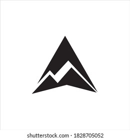Triangle Logo Design Inspiration Mountains Stock Vector (Royalty Free ...