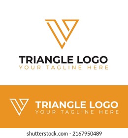 Triangle Logo V Leters Simbol Vector Stock Vector (Royalty Free ...